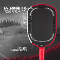 China Higooo Customizable Gen4 Agassi Pro 16mm T700 Carbon Fiber Pickleball Paddle for sale