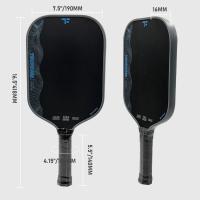 China HIGOOO Carbon Fiber Pickleball Paddle 16.5 Inch TruFoam Core Thermoformed Professional for sale