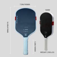 China Boomstick Explosive Power Slender Picklepaddle 16mm T700 Carbon Fiber Rough Surface for sale