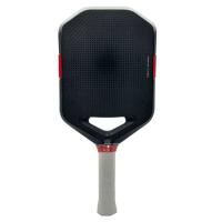 China Aerodynamic Edgeless Carbon Fiber Pickleball Paddle 16mm Full Foam Core 416mm Length for sale