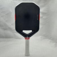 China Aerodynamic Edgeless Carbon Fiber Pickleball Paddle 16mm Full Foam Core 416mm Length for sale