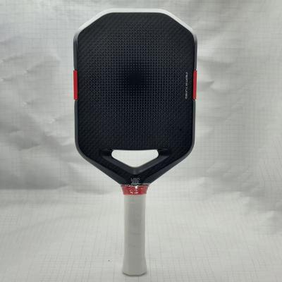 China Aerodynamic Edgeless Carbon Fiber Pickleball Paddle 16mm Full Foam Core 416mm Length for sale