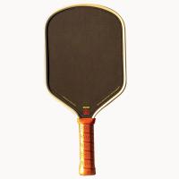 China Bread and Butter Loco Pickleball Paddle 16mm Dual-Density Foam Core Raw Carbon Fiber Elongated for sale