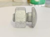 China Carbon Steel 50mm Legnth SAE J429 Grade 2 Heavy Hex Bolts for sale