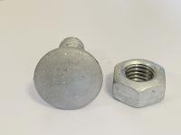China Decorative Grade 307A Round Head Hex Bolt 5/8