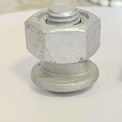 China Carbon Steel Heavy Hex Bolts 50mm Legnth Highway Guardrail Bolt SAE J429 Grade 2 for sale