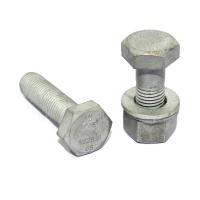 China A563  UNC A325 Stainless Hex Head Bolts Black Oxide surface for sale