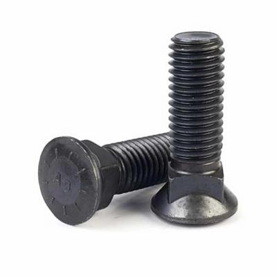 China Grade 10.9 M8 Black Alloy Steel Bolt Square Neck for sale