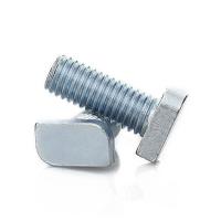 China Grade 8.8 M16 SAE GRADE 5 1/2 Inch full threaded  T Head Bolt Zinc Plated for sale