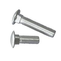 China DIN603 Galvanized Square Neck Carriage Bolt Full Thread UNC Grade 4.8 for sale