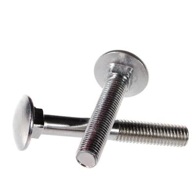 China DIN603 Galvanized Square Neck Carriage Bolt Full Thread UNC Grade 4.8 for sale