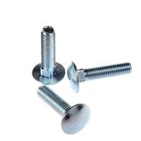 China DIN603 Galvanized Square Neck Carriage Bolt Full Thread UNC Grade 4.8 for sale