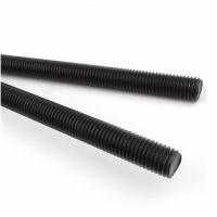 China SAE J429 3M Grade 2 Threaded Rod Black Finish M6 for sale