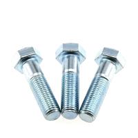 China SAE J429 Grade 2 Galvanized Hex Cap Screw Partially Threaded for sale