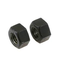 China High Tensile Carbon Steel 5/8 Inch Black Heavy Hex Nut A563 Grade B for sale