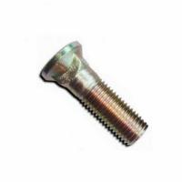 China Grade 12.9 1/2 Inch Thread Plow Bolts White Blue Zinc Alloy Steel for sale