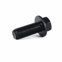 China M10 Black Oxide Finish Coated Hex Flange Bolts DIN 6921 Class 10.9 for sale