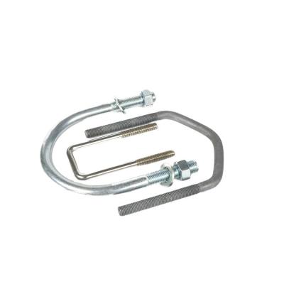 China Zinc Plated M20 4.8 Threaded UNF U Shaped Bolts Pipe Clamps for sale
