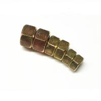 China DIN 4035 M8 Grade 4 Yellow Zinc Hex Jam Nuts ISO4035 for sale