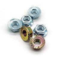 China Zinc Plated Din6923 Flange Nut for sale