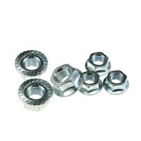 China ANSI B18.2.4.4M Hex Flange Nuts Serrated Galvanized Grade 4 M16 Flange Nut for sale
