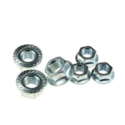 China ANSI B18.2.4.4M Hex Flange Nuts Serrated Galvanized Grade 4 M16 Flange Nut for sale