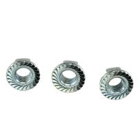 China ANSI B18.2.4.4M Hex Flange Nuts Serrated Galvanized Grade 4 M16 Flange Nut for sale
