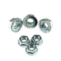 China ANSI B18.2.4.4M Hex Flange Nuts Serrated Galvanized Grade 4 M16 Flange Nut for sale