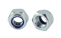 China M6 Zinc Plated Grade 8 Nylon Lock Nuts SAE J995 Gr.5 for sale