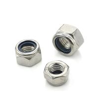 China SS304 M8 Nylon Lock Nuts for sale