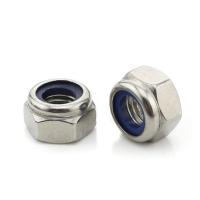 China M10 ISO Nylon Lock Nuts 316 A4-70 304 Stainless Steel Lock Nuts for sale