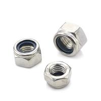 China M10 ISO Nylon Lock Nuts 316 A4-70 304 Stainless Steel Lock Nuts for sale