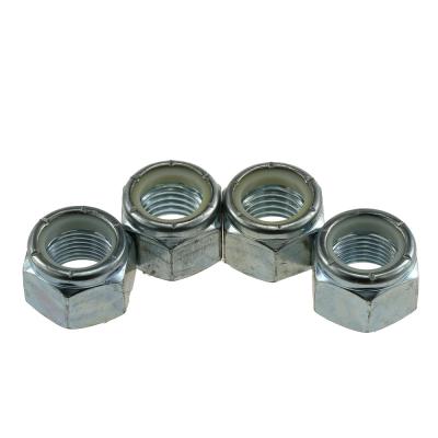 China Metric M14 Nylon Insert Hex Head Grade 8 14mm Lock Nut DIN982 for sale