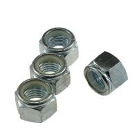 China M8 CL10 Galvaznied Hex Jam Nylon Lock Nuts High Strength for sale