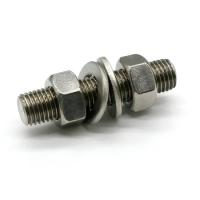 China ASTM A453 660 Stainless Steel Fully Threaded Rod With Heavy Hex Nut for sale