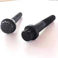 China M14 Grade 12.9 UNF Half Thread Hex Flange Bolts Non Serrated 12 Ponits for sale