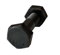 China Assembly 2H Nut Black Finish Partial Thread UNC Heavy Hex Bolts F3125 A325 for sale