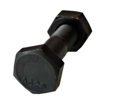 China Assembly 2H Nut Black Finish Partial Thread UNC Heavy Hex Bolts F3125 A325 for sale