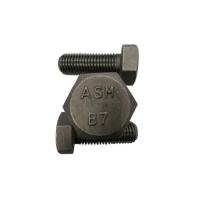 China Black 4140 Steel Heavy Hex Head Bolts ASTM A193 Grade B7 for sale