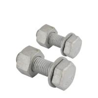 China A307 GRADE B Hot Dipped Galvanized Hex Bolts Full Thread for sale