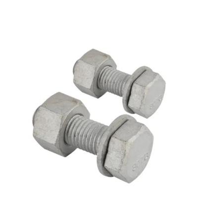 China A307 GRADE B Hot Dipped Galvanized Hex Bolts Full Thread for sale
