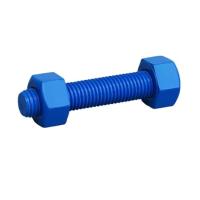China ASTM A320 L7 Xylan 1424 200mm PTFE Coated Fasteners For Pipe Fittings for sale
