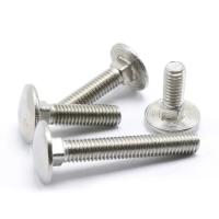 China A193 B8 Full Thread UNC M12 Carriage Bolt Stainless Steel 304 for sale