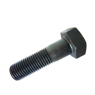 China High Strength Grade 10.9 Black Finish M16 Hex Bolt Partital Thread for sale
