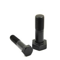 China Alloy Steel Class 12.9 Black Hex Head Bolts Half Thread M22 for sale