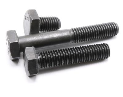 China Alloy Steel Class 12.9 Black Hex Head Bolts Half Thread M22 for sale
