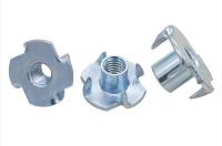 China Carbon Steel Zinc Pronged Tee Nut M12 UNC Thread Insert for sale