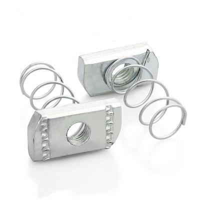China Long Spring Unistrut Channel Nut for sale