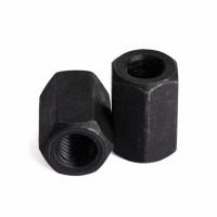 China M12 UNC  DIN6330 Class 8  Black Color Finish Hex M12 Coupling Nut for sale