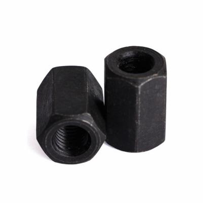 China M12 UNC  DIN6330 Class 8  Black Color Finish Hex M12 Coupling Nut for sale